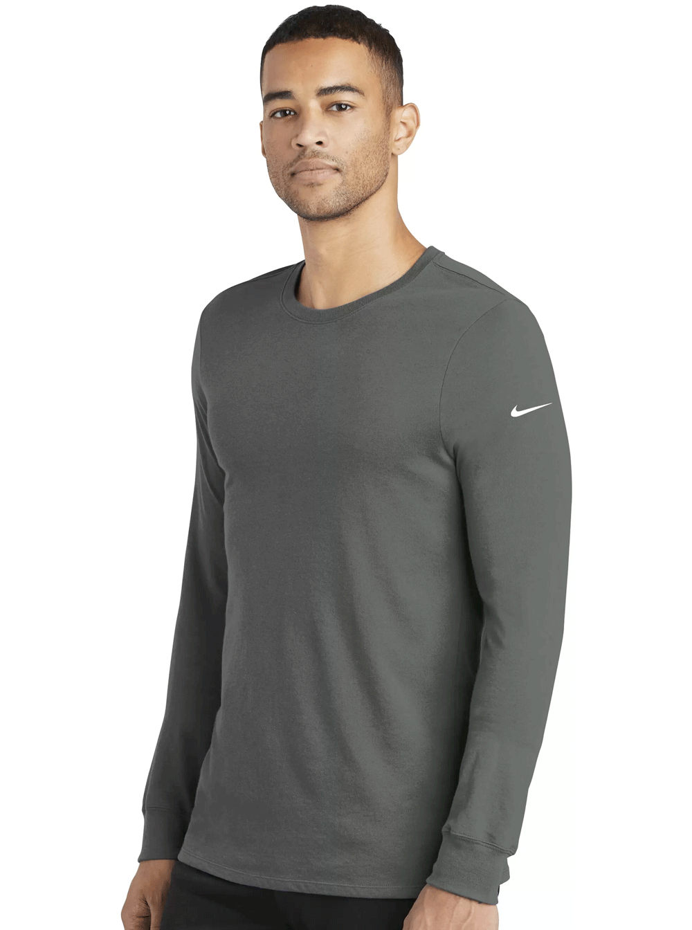 NIKE Dri-FIT COTTON/POLY LONG SLEEVE TEE. NKBQ5230 - Stadium Sportswear